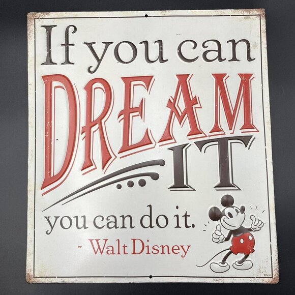 Disney | Wall Decor | Walt Disney If You Can Dream It You Can Do It ...